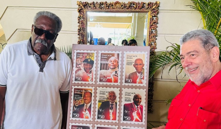 St Vincent salutes Caribbean cricket heroes with Commemorative stamps