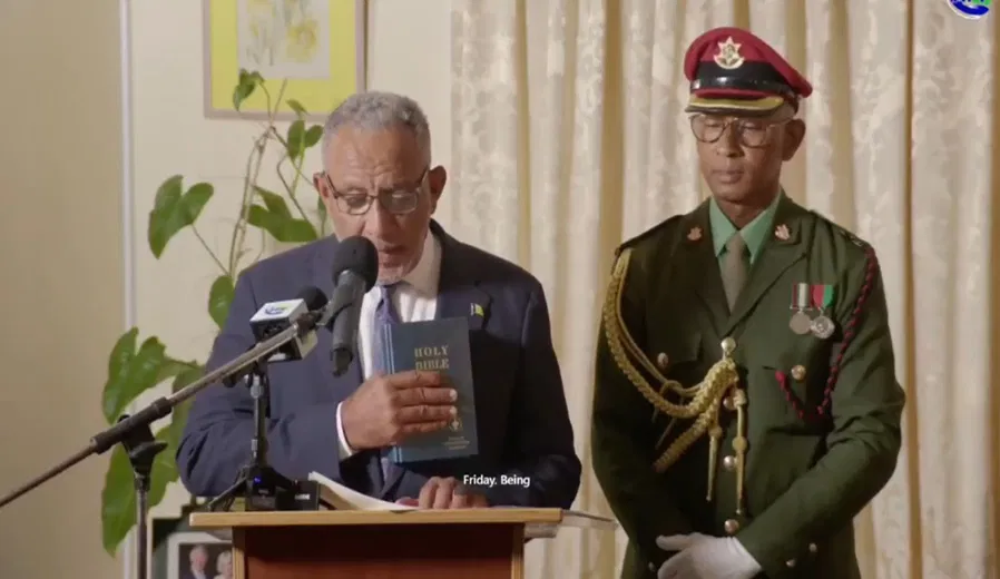 Godwin Friday Sworn In as St Vincent new Prime Minister